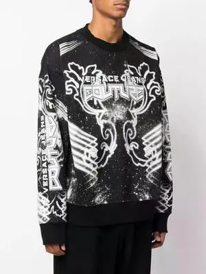 Versace Space Couture Long-sleeve Sweatshirt