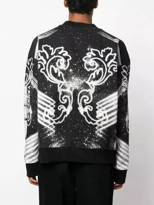 Versace Space Couture Long-sleeve Sweatshirt