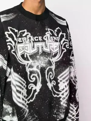 Versace Space Couture Long-sleeve Sweatshirt