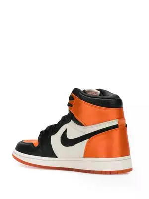 JORDAN Air 1 Re High Og Sl Satin Shattered Backboard Sneakers - Orange