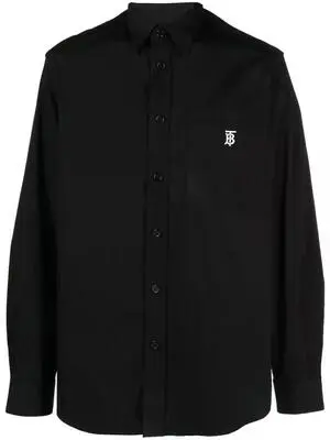 Burberry Logo-embroidered Shirt
