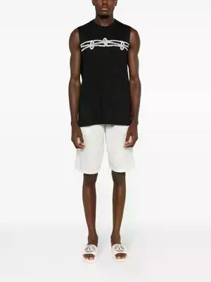 AMIR SLAMA Animal-jacquard Bermuda Shorts