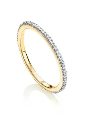 Monica Vinader Skinny Eternity Diamond Ring