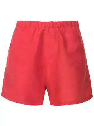 AMIR SLAMA Elasticated-waistband Linen Shorts