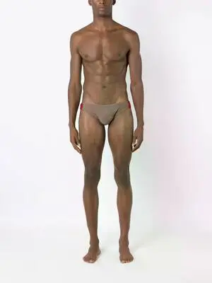 AMIR SLAMA Low-rise Two-tone Swim Briefs