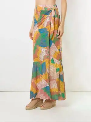 AMIR SLAMA Cocar Wrap Skirt