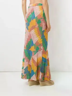 AMIR SLAMA Cocar Wrap Skirt