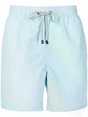 AMIR SLAMA Elasticated Drawstring Swim Shorts - Blue