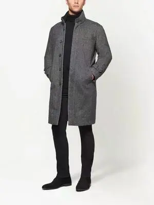 NORWEGIAN WOOL Single-breasted Down-filled Coat