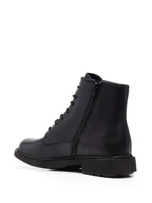 Camper Ankle Lace-up Boots - Black