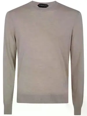 TOM FORD Wool Crew-neck Sweater - Neutrals