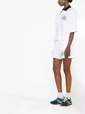 Moncler Drawstring Cotton Shorts - White