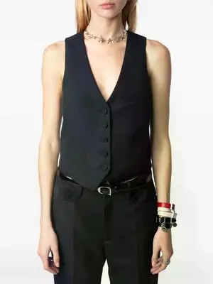 Zadig&Voltaire Emaux Waistcoat - Blue