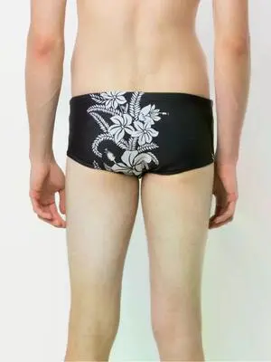 AMIR SLAMA Printed Swim Briefs
