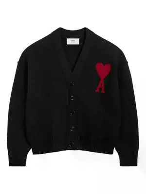 Ami Paris Logo Cardigans For Men