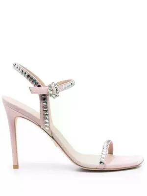 STUART WEITZMAN 105mm Crystal-embellished Sandals