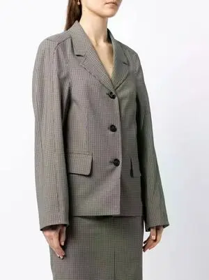 LOW CLASSIC Oversized Check Blazer