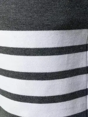 Thom Browne 4-bar Stripe Tonal Track Shorts - Grey