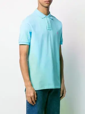 Polo Ralph Lauren Embroidered Logo Polo Shirt - Blue