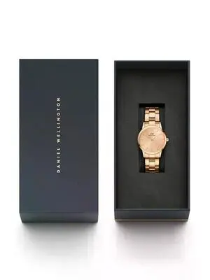 DANIEL WELLINGTON 28 Iconic Link Unitone Watch - Pink