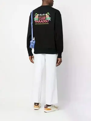 MSGM Logo-print Cotton Sweatshirt