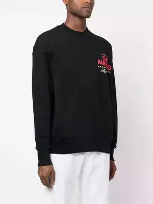 MSGM Logo-print Cotton Sweatshirt