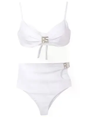 AMIR SLAMA Cut-out Detail Bikini - White