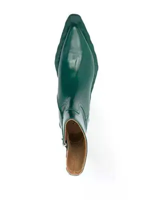 Camper 55mm Textured-sole Boots - Green