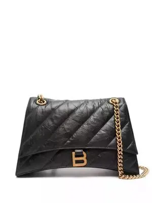 Balenciaga Crush Quilted Shoulder Bag