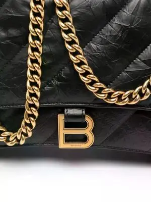 Balenciaga Crush Quilted Shoulder Bag