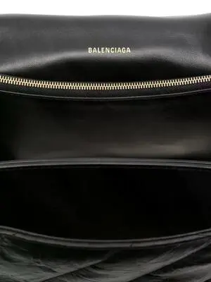 Balenciaga Crush Quilted Shoulder Bag