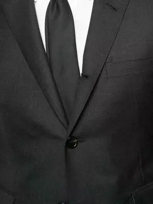 Thom Browne Super 120s Wool Twill Suit - Black