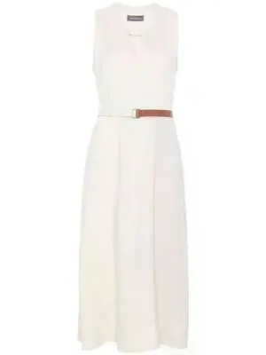 Lorena Antoniazzi Belted Midi Dress