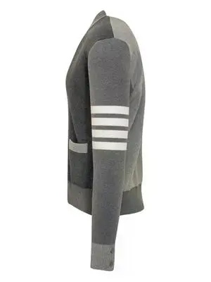 Thom Browne 4-bar V-neck Cardigan