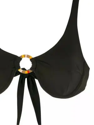 AMIR SLAMA Ring-details Bikini Set