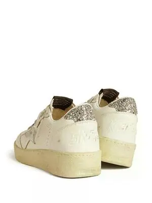 GOLDEN GOOSE Ball Star Sneakers With Metallic Star Detail