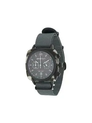 BRISTON Clubmaster Sport Chrono 42mm Timepiece - Black