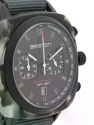 BRISTON Clubmaster Sport Chrono 42mm Watch - Black