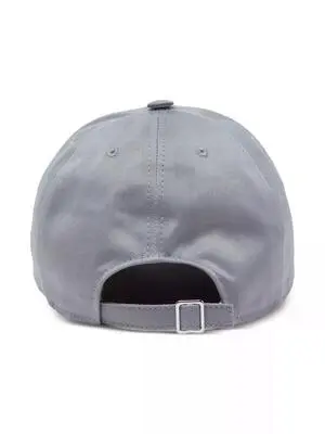 Thom Browne Logo Appliqué Cotton Baseball Cap - Grey