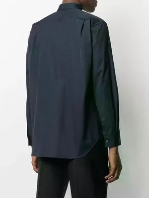 Comme Des Garçons Pointed Collar Cotton Shirt - Blue