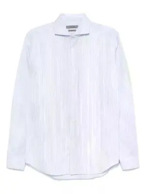 Corneliani Striped Shirt - Blue