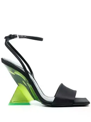 Attico Cheope 105mm Sandals - Black