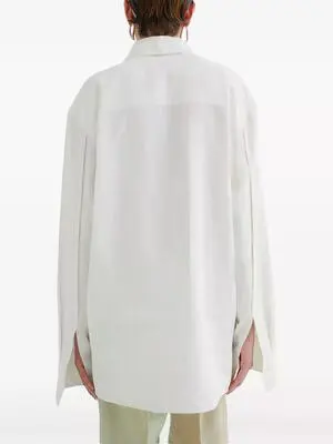 JIL SANDER Pleated Long Sleeve Shirt
