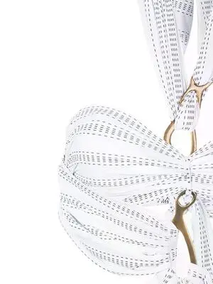 AMIR SLAMA Asymmetric Halter-neck Swimsuit