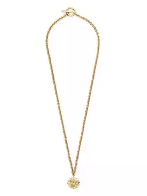 PATOU Logo-engraved Coin Necklace