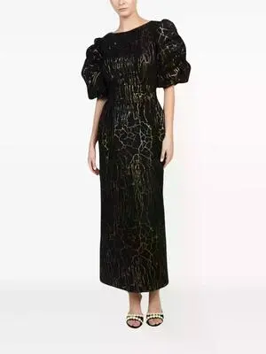 BARUNI Sedum Midi Dress - Black