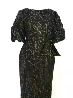 BARUNI Sedum Midi Dress - Black