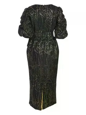 BARUNI Sedum Midi Dress - Black