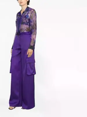 Versace Wide-leg Cargo Trousers