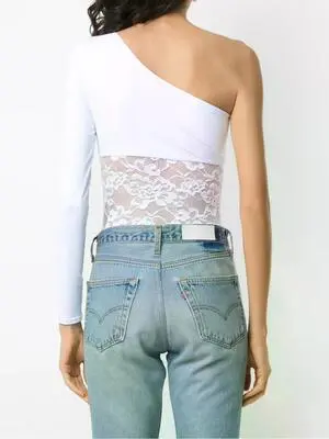 AMIR SLAMA Floral Lace Insert Body